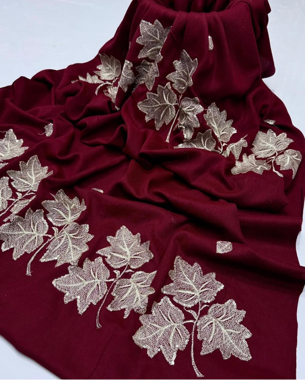 Pashmina Shawl Machine Sequence Shawl